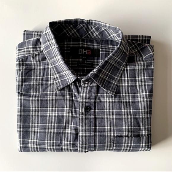Denver Hayes | Shirts | 22 Like New Dh3 Short Sleeve Button Up | Poshmark